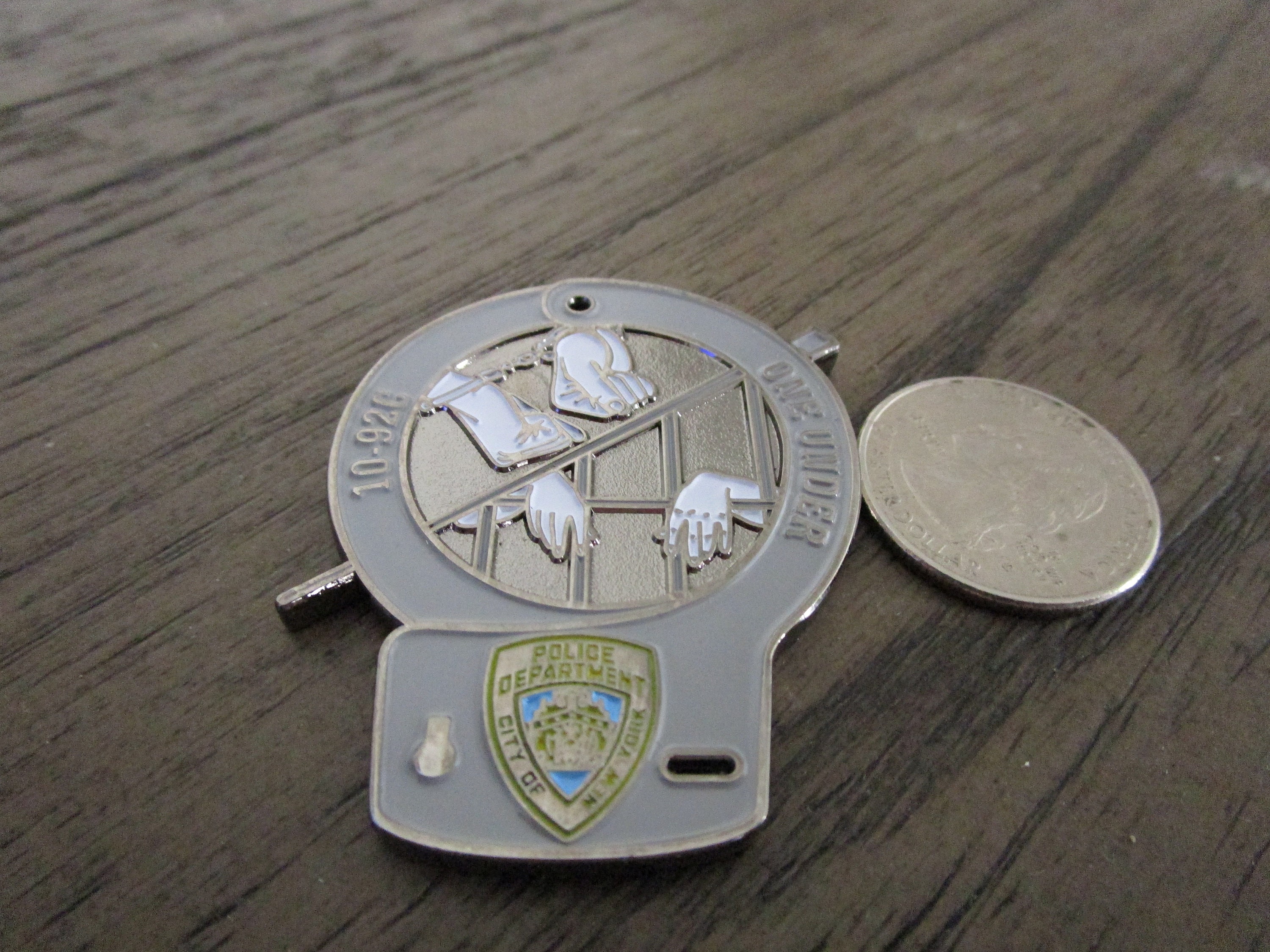 NYPD 13TH Precinct Special Operations Handcuff Challenge Coin | Etsy