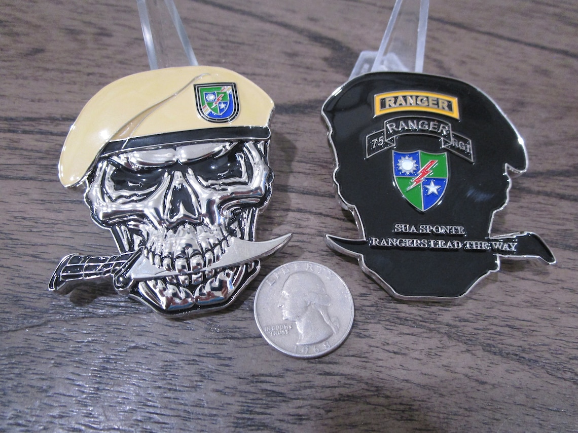 US Army 75th Ranger Regiment Rangers Lead the Way Beret Skull - Etsy