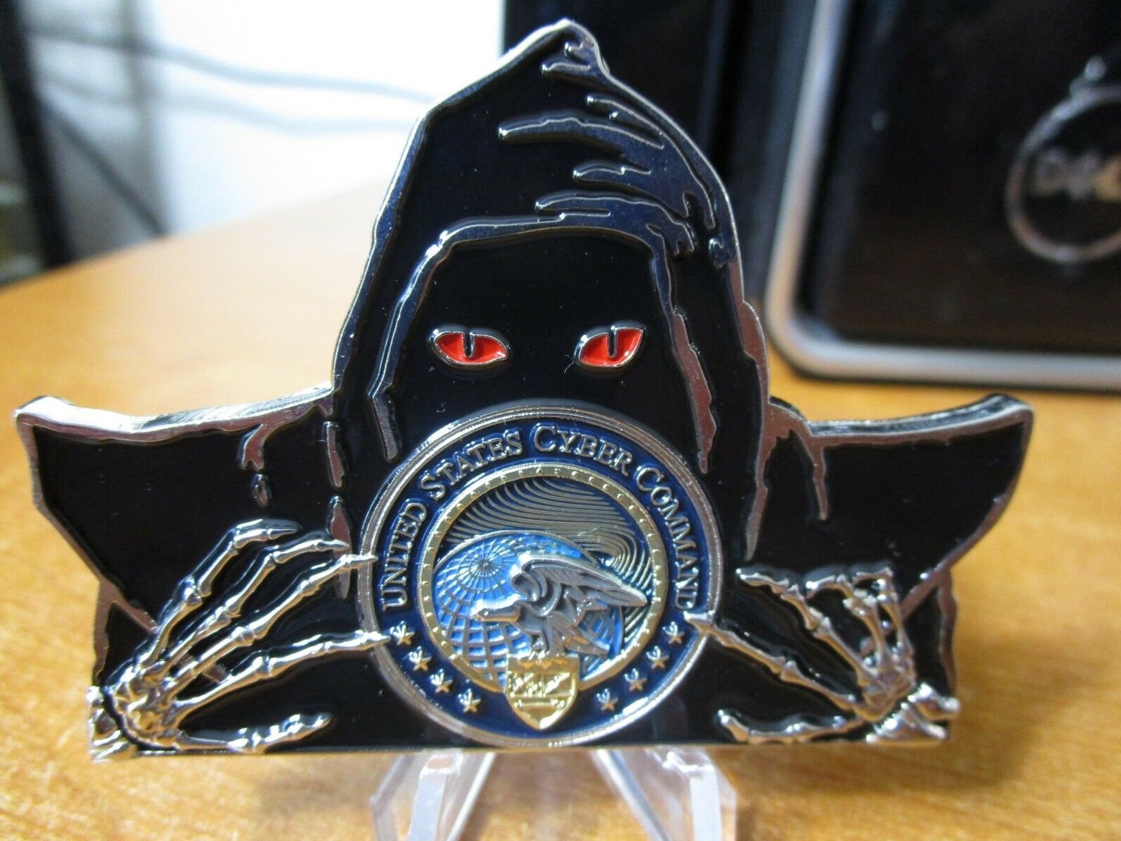 2 Challenge Coins US Cyber Command CYBERCOM & Intelligence | Etsy