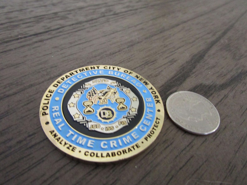 NYPD Detective Bureau Real Time Crime Center Challenge Coin | Etsy
