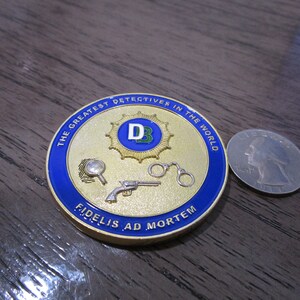 NYPD 66th Precinct Detective Squad Challenge Coin 461C - Etsy