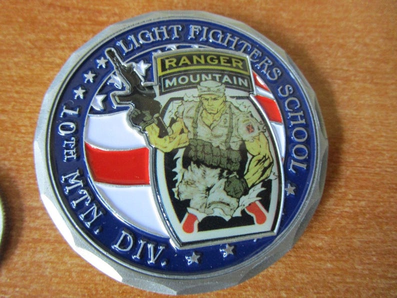 US Army Ranger Light Fighters School 10th Mountain DIV Fort | Etsy