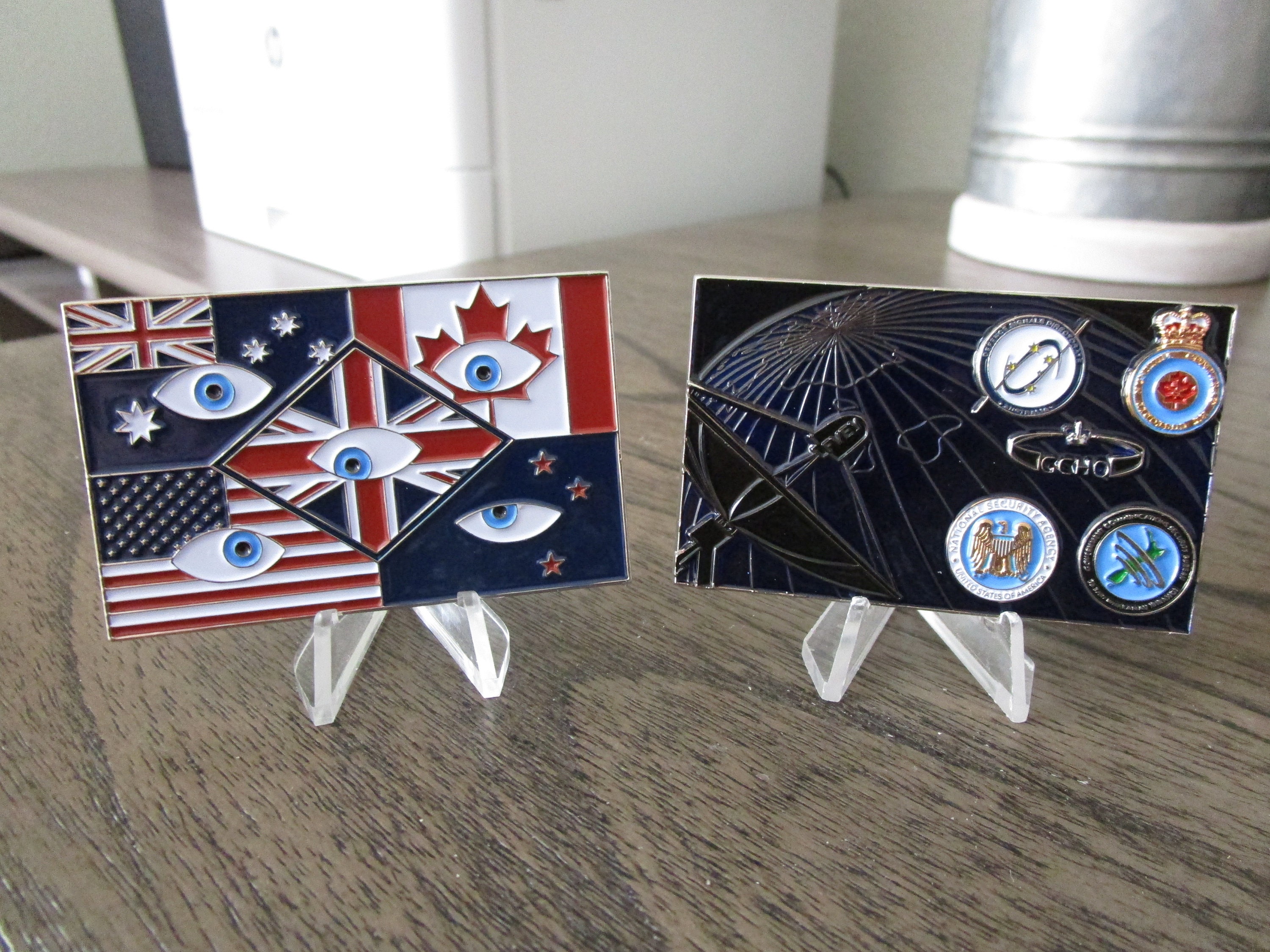Lot of 4 CIA Challenge Coins SAD Reaper Five Eyes MI6 GCHQ the - Etsy ...