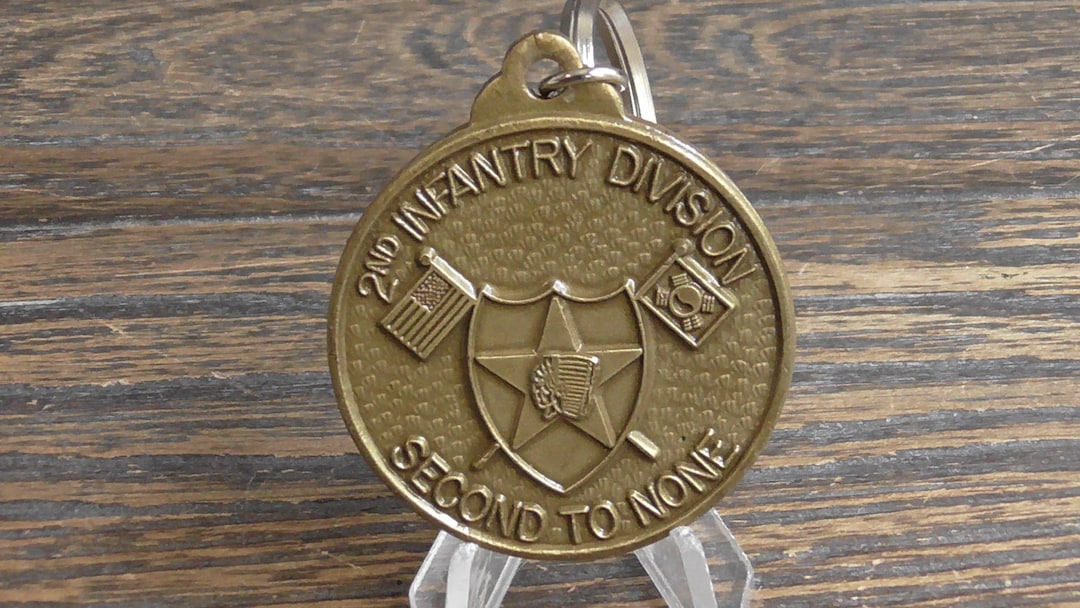 US Army 2nd Infantry Division ROK Team Spirit 87 Challenge Coin #128X ...