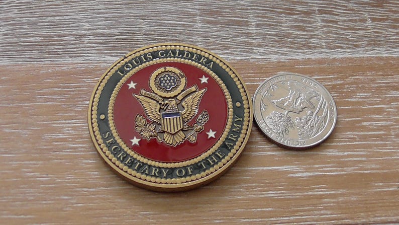 17th Secretary of the Army Louis Caldera Challenge Coin #F124 - Etsy UK