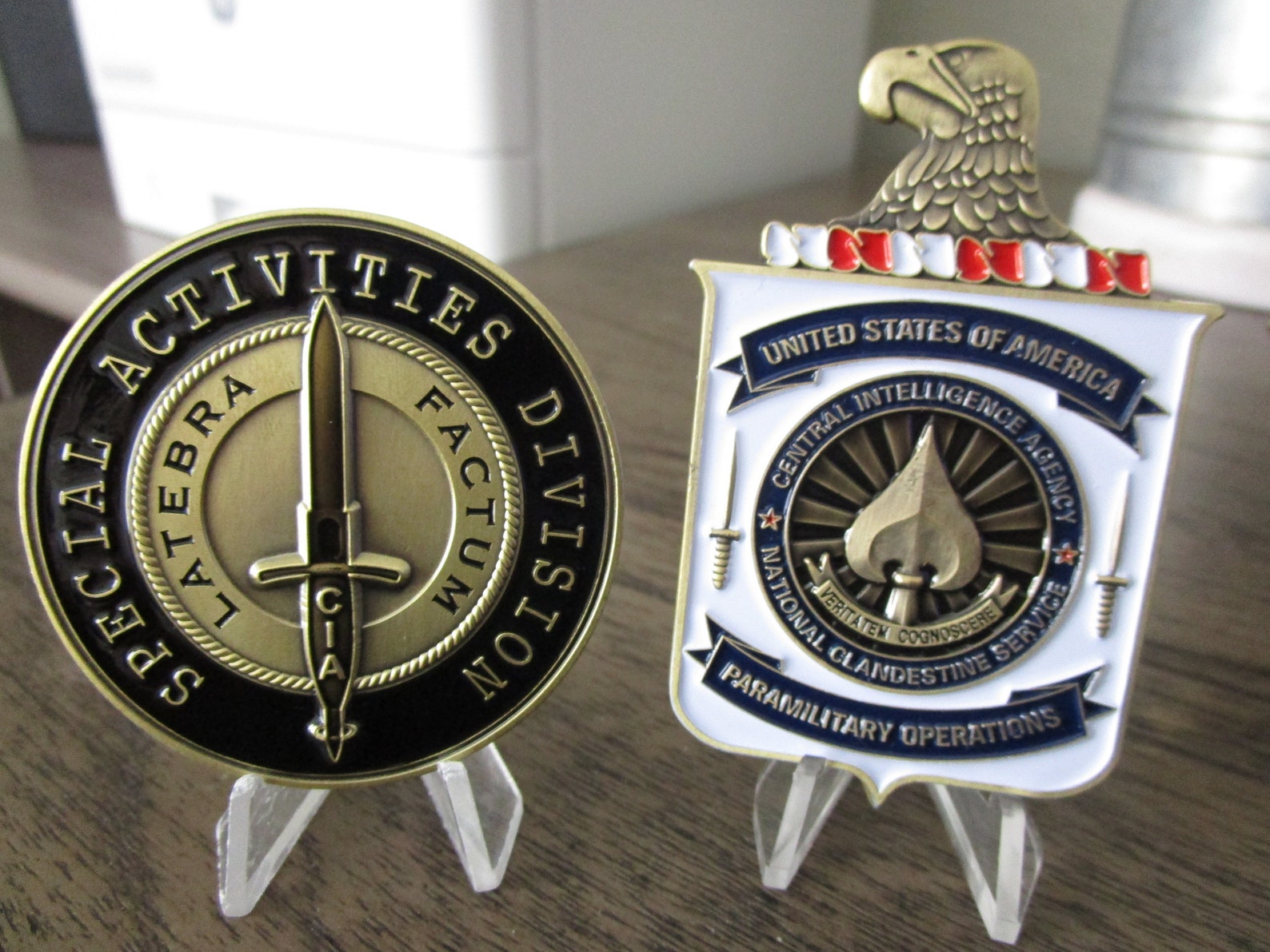 Lot of 6 CIA Challenge Coins Special Activities Division | Etsy