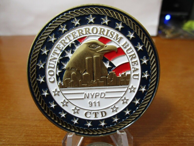 NYPD Counterterrorism Bureau JTTF CTD New York Police | Etsy