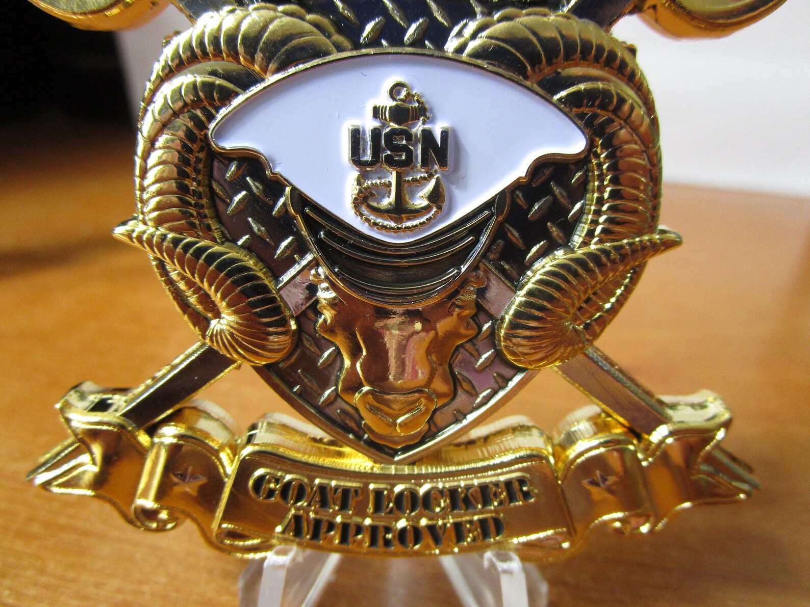 Set of 2 USN CPO Navy Chief Goat Locker Chief Petty Officer | Etsy