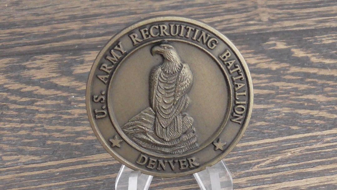 US Army Recruiting Battalion Denver Commanders Challenge Coin #34S - Etsy