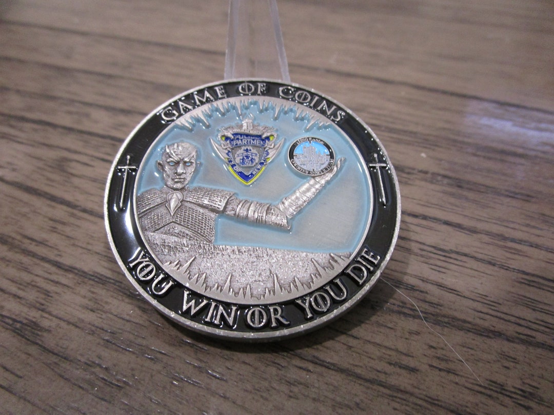 NYPD Coin Frost Winter is Here Game of Coins Challenge Coin #385T - Etsy