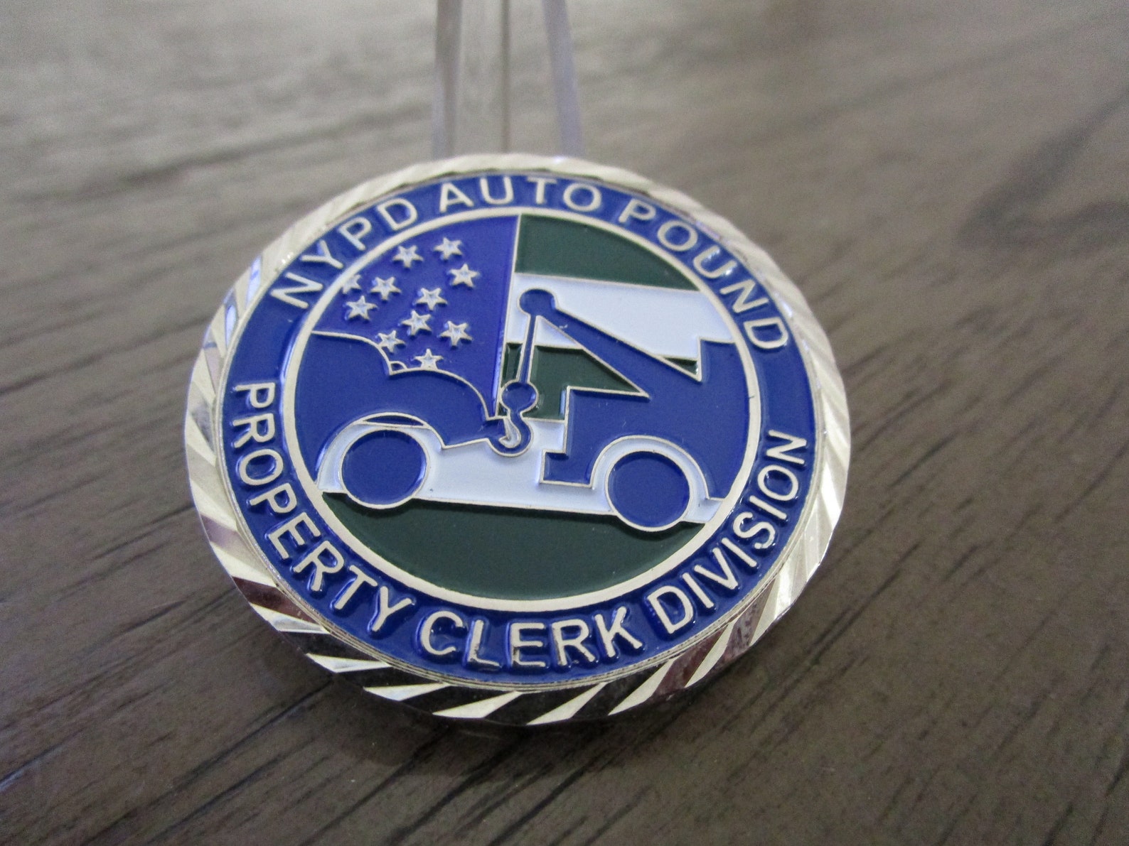 NYPD New York Police Auto Pound Property Clerk Division Challenge Coin ...