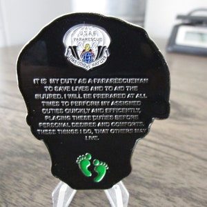 Set of 2 United States Air Force Special Forces Pararescueman Creed ...