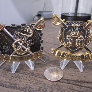 Lot of 7 USN CPO Navy Chief Goat Locker the Chosen Few Chief Petty ...