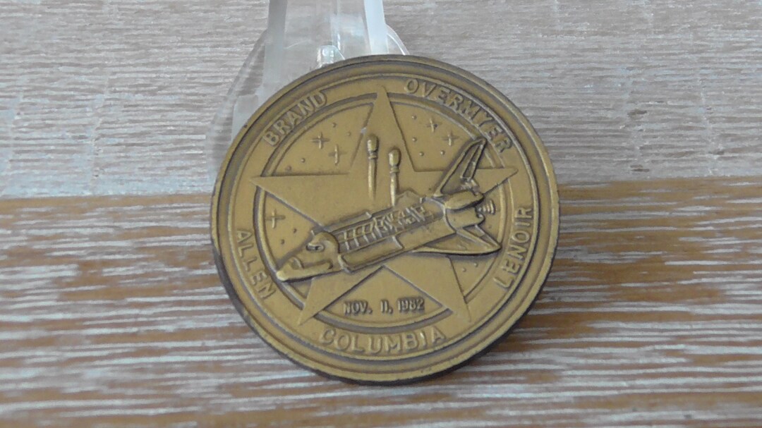 Vintage NASA STS-5 Columbia Landing DFRF Coin #E330 - Etsy