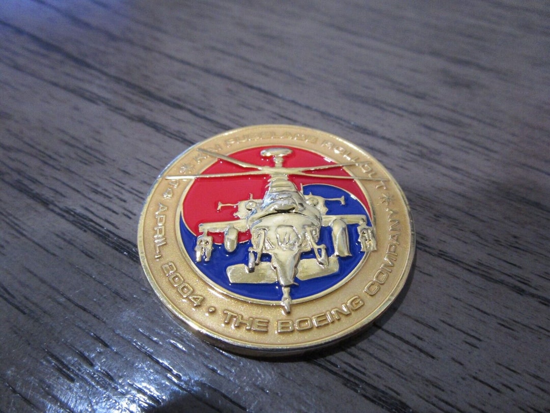 Boeing KAI Helicopter Fuselage Rollout 2004 Challenge Coin 801Q - Etsy