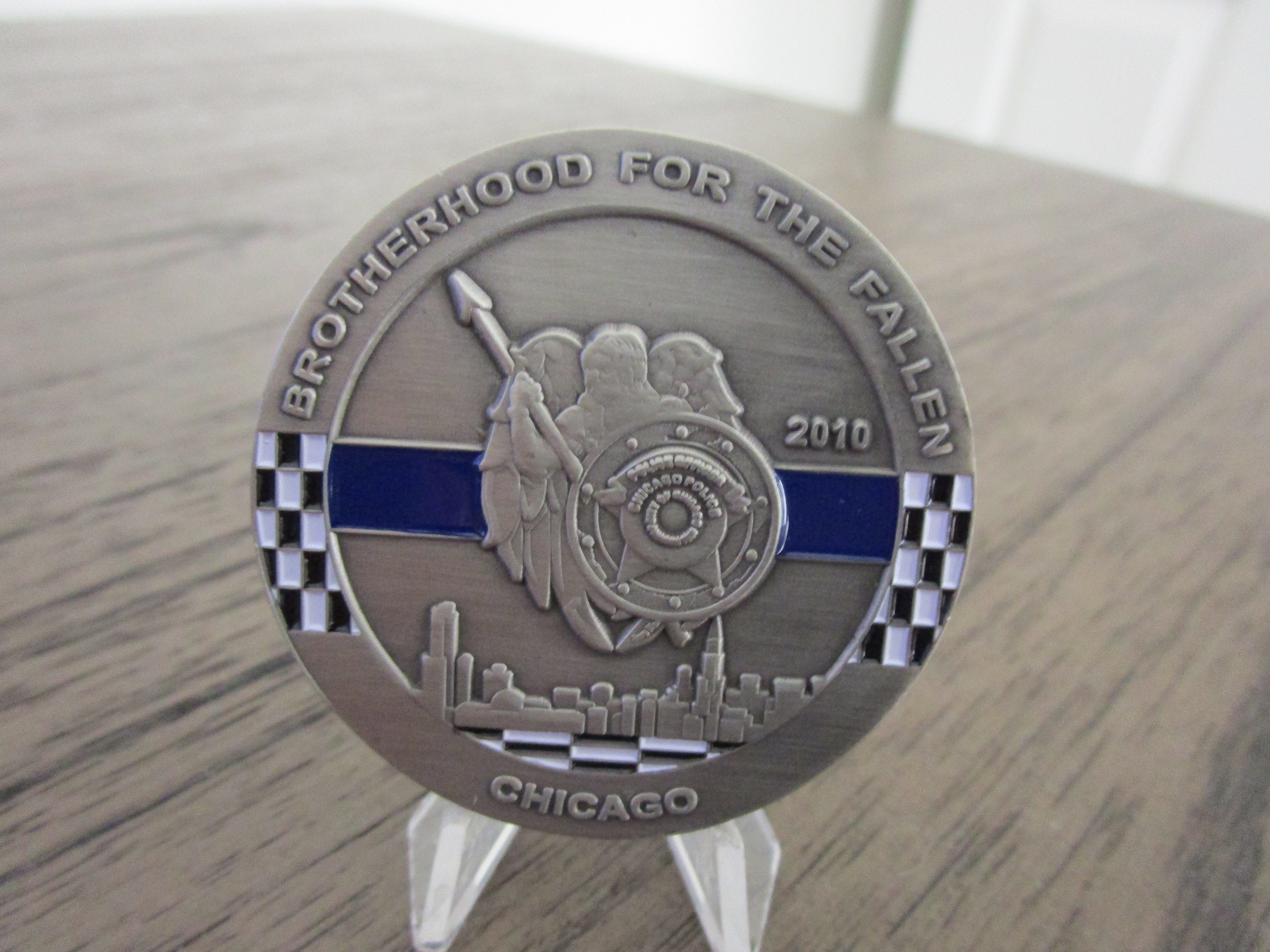 NYPD Chicago Police Brotherhood for the Fallen Challenge Coin | Etsy