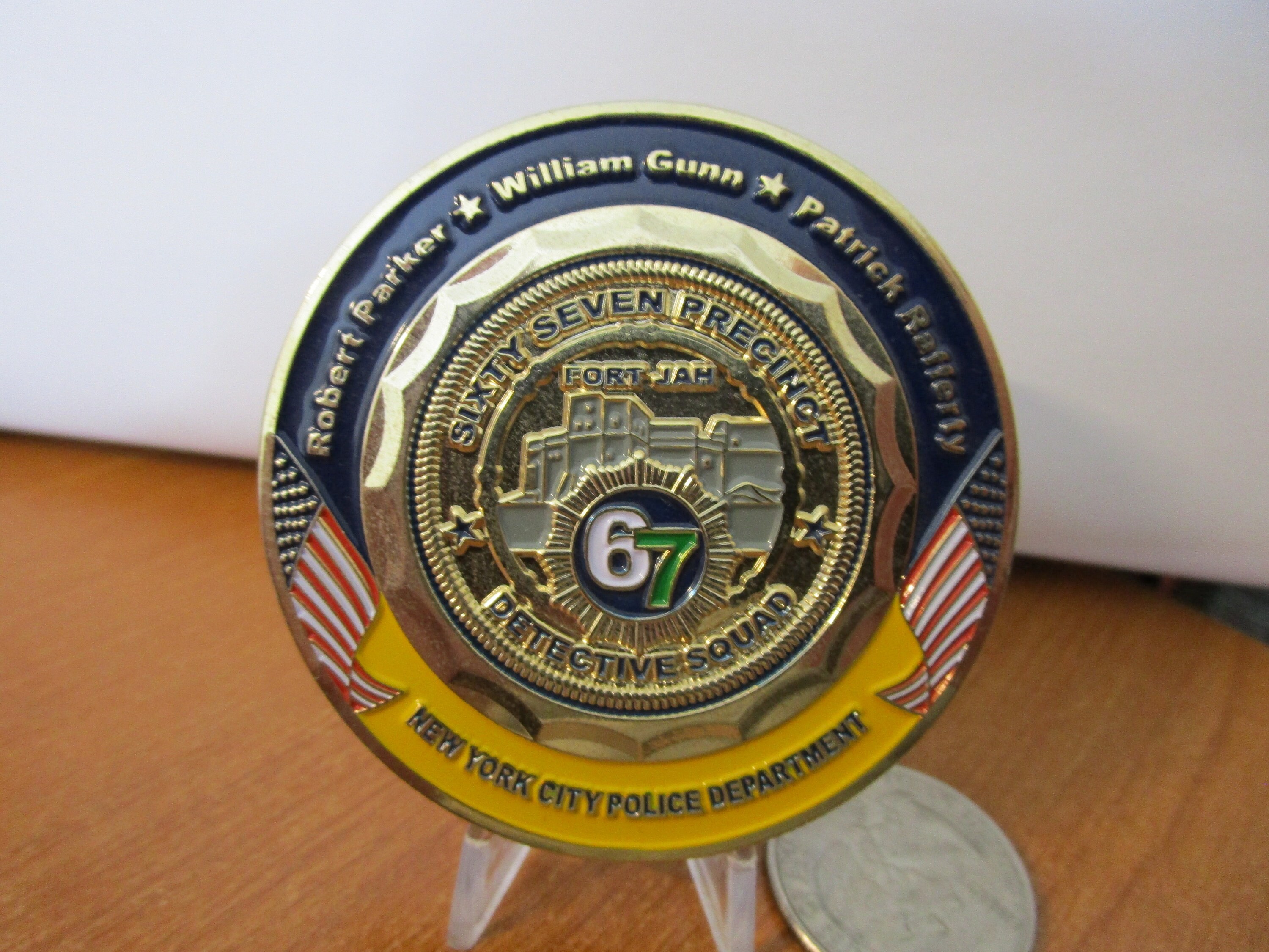 NYPD 67th Precinct Detective Squad Challenge Coin 439C | Etsy
