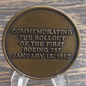 Boeing Commemorating the First 757 Rollout January 13th 1982 Challenge ...