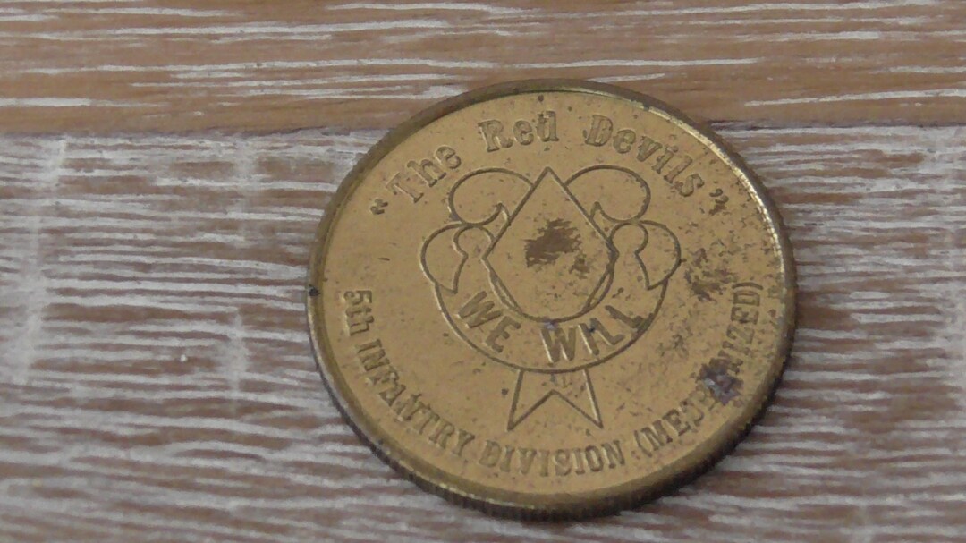 Vintage US Army 5th Infantry Division the Red Devils Fort Polk LA ...