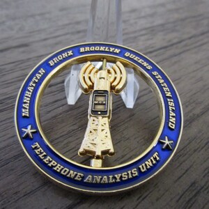 NYPD Manhattan Bronx Queens Telephone Analysis Unit Spinner Challenge ...