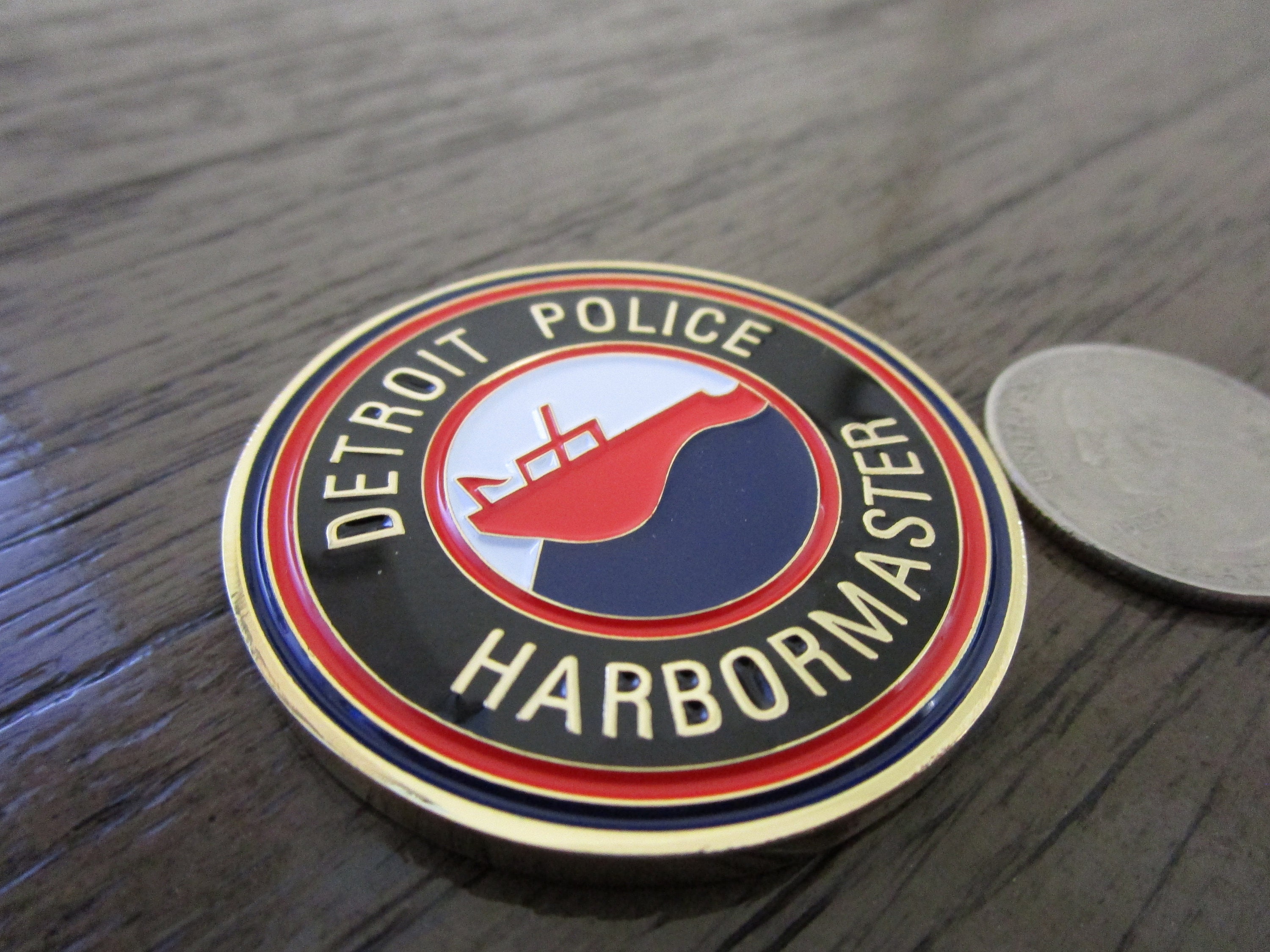 Detroit Police Harbormaster Challenge Coin | Etsy