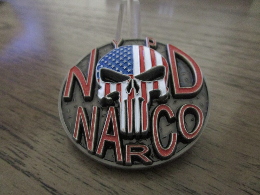 NYPD Red NARCO Striking Snake Challenge Coin 129T - Etsy