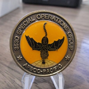 USAF AFSOC 353 SOG Special Operations Group 353rd Comptroller Flight ...