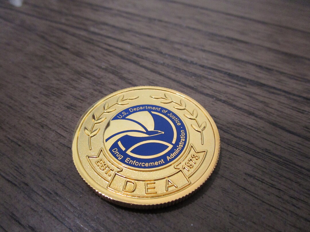 DEA Drug Enforcement Administration Washington Division Challenge Coin ...