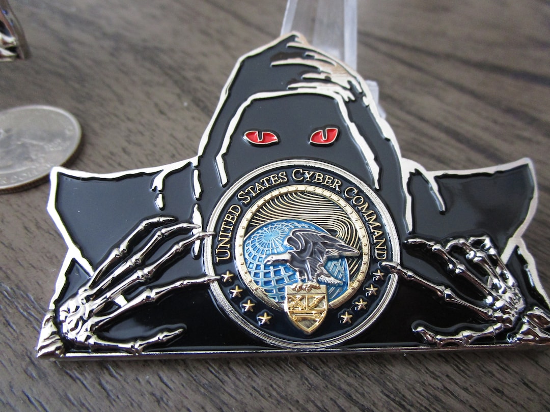 United States Cyber Command USCYBERCOM Grim Reaper Challenge Coin - Etsy