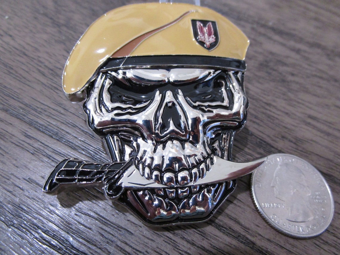 British Special Air Service SAS Army Special Forces Skull | Etsy