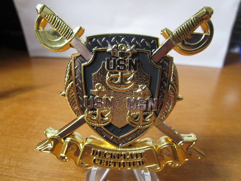 Set of 2 USN CPO Navy Chief Goat Locker Chief Petty Officer | Etsy