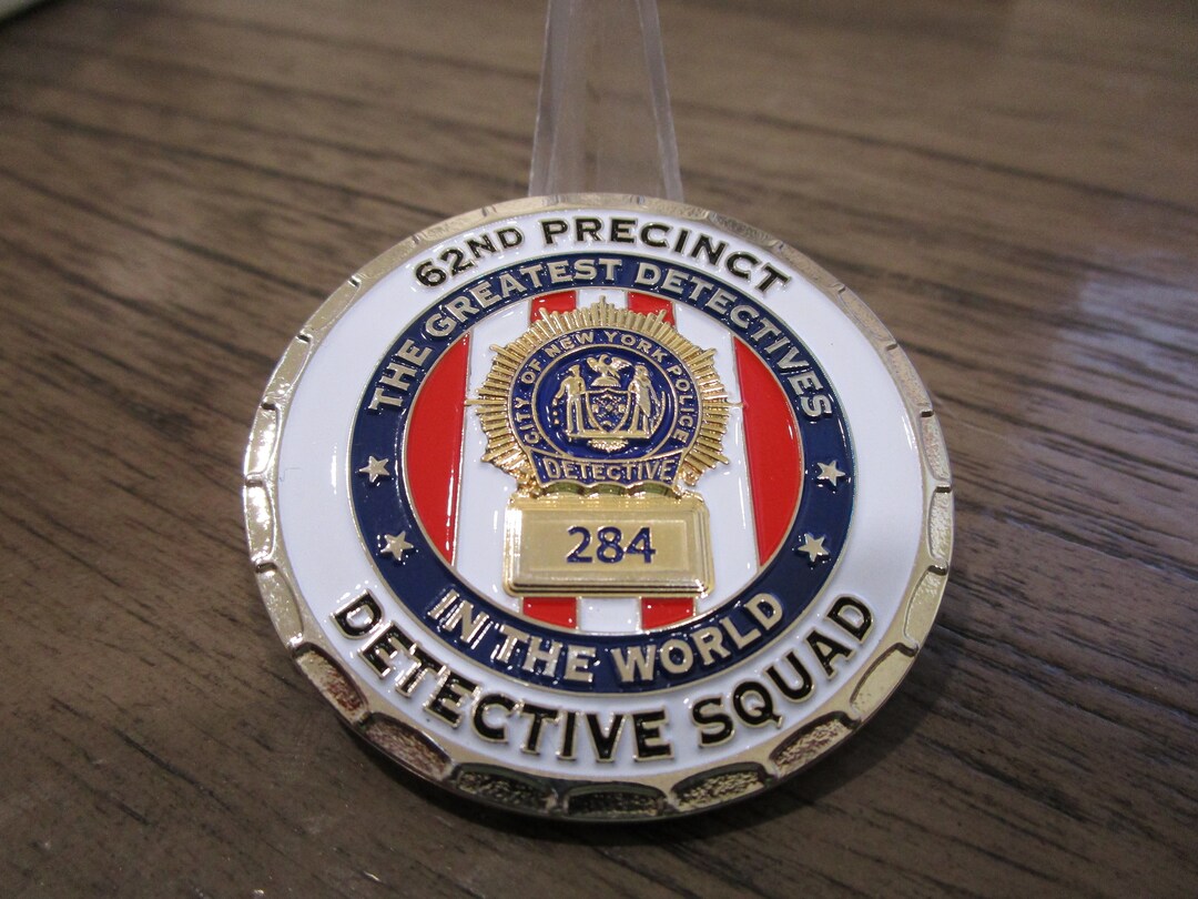 NYPD 62nd Precinct Detective Squad Bensonhurst Brooklyn Home - Etsy
