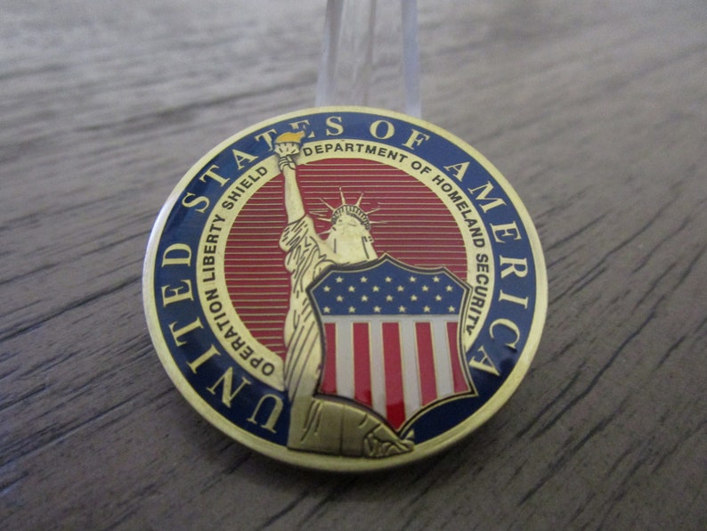 US CBP Customs and Border Protection Liberty Shield Challenge - Etsy