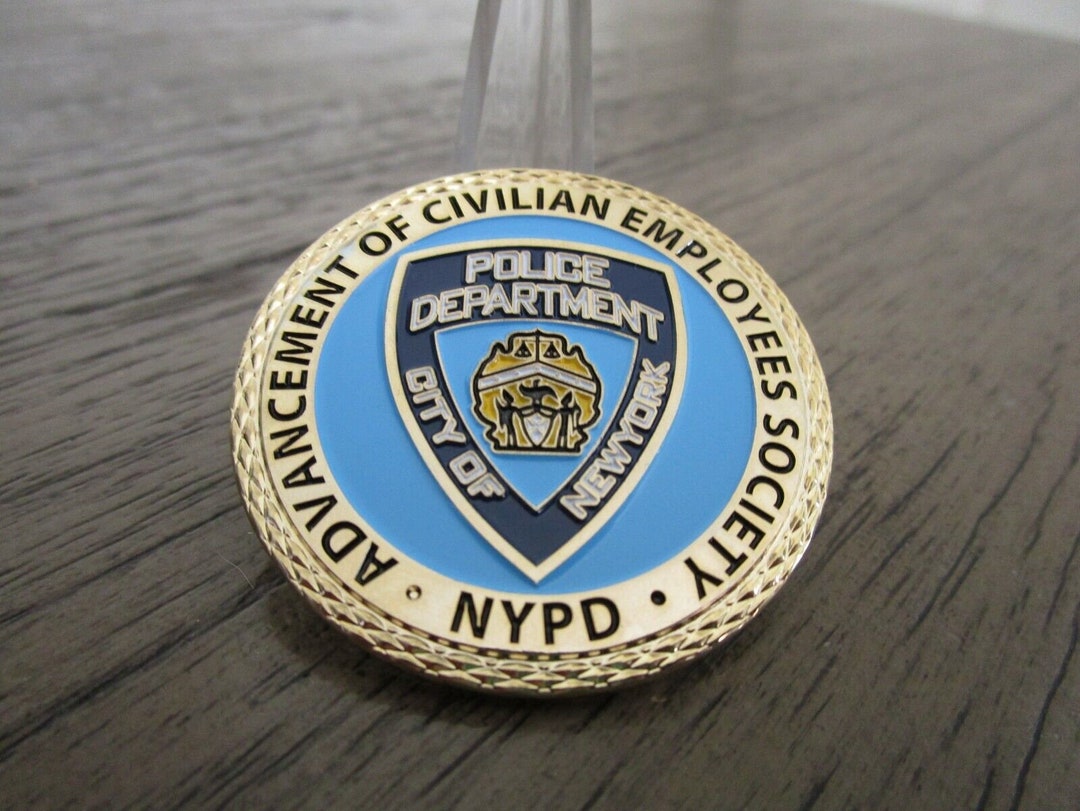 NYPD Advancement of Civilian Employees Society Challenge Coin #719J - Etsy