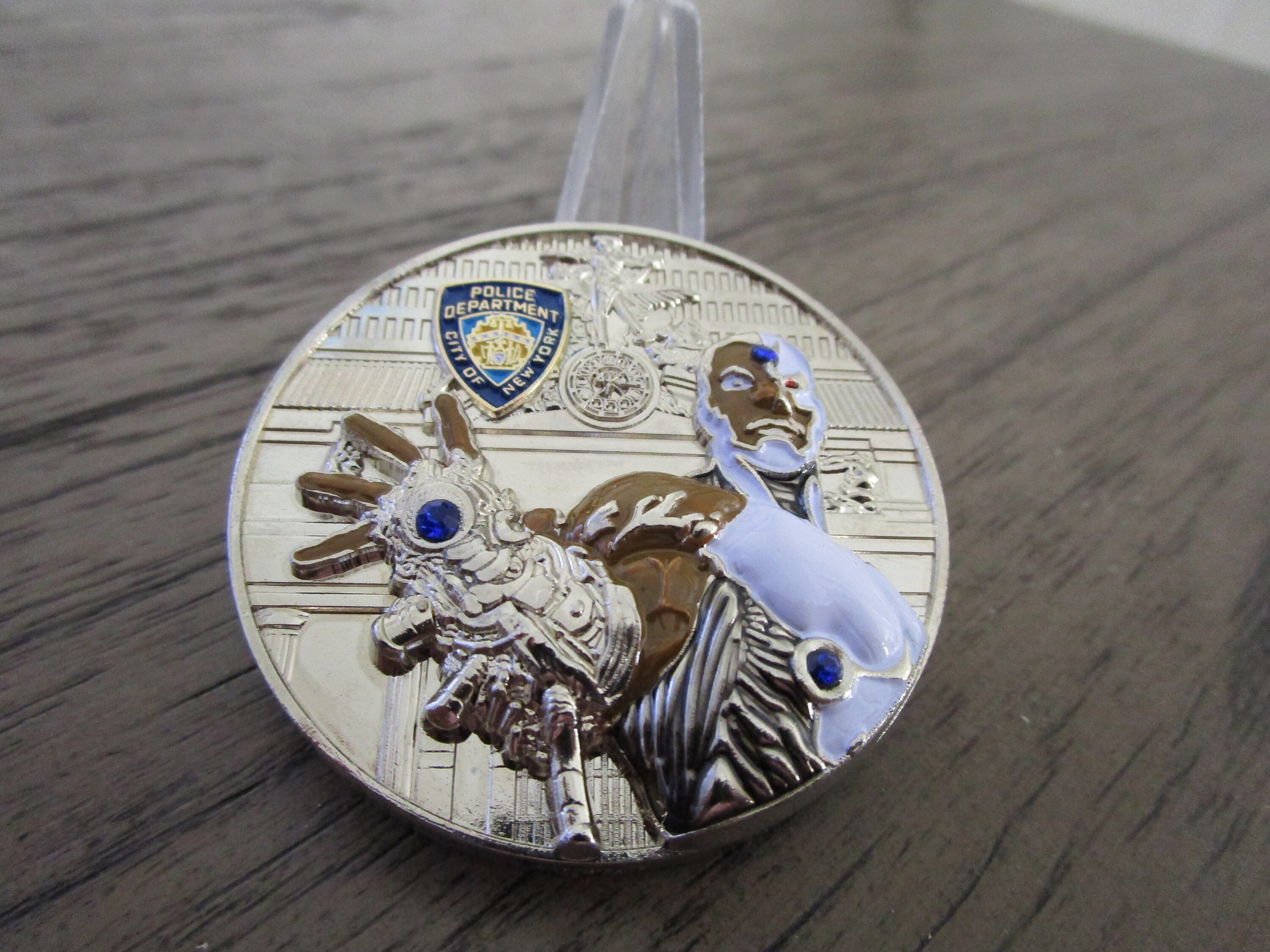 NYPD New York Police Department Cyborg Victor Stone Serialized ...