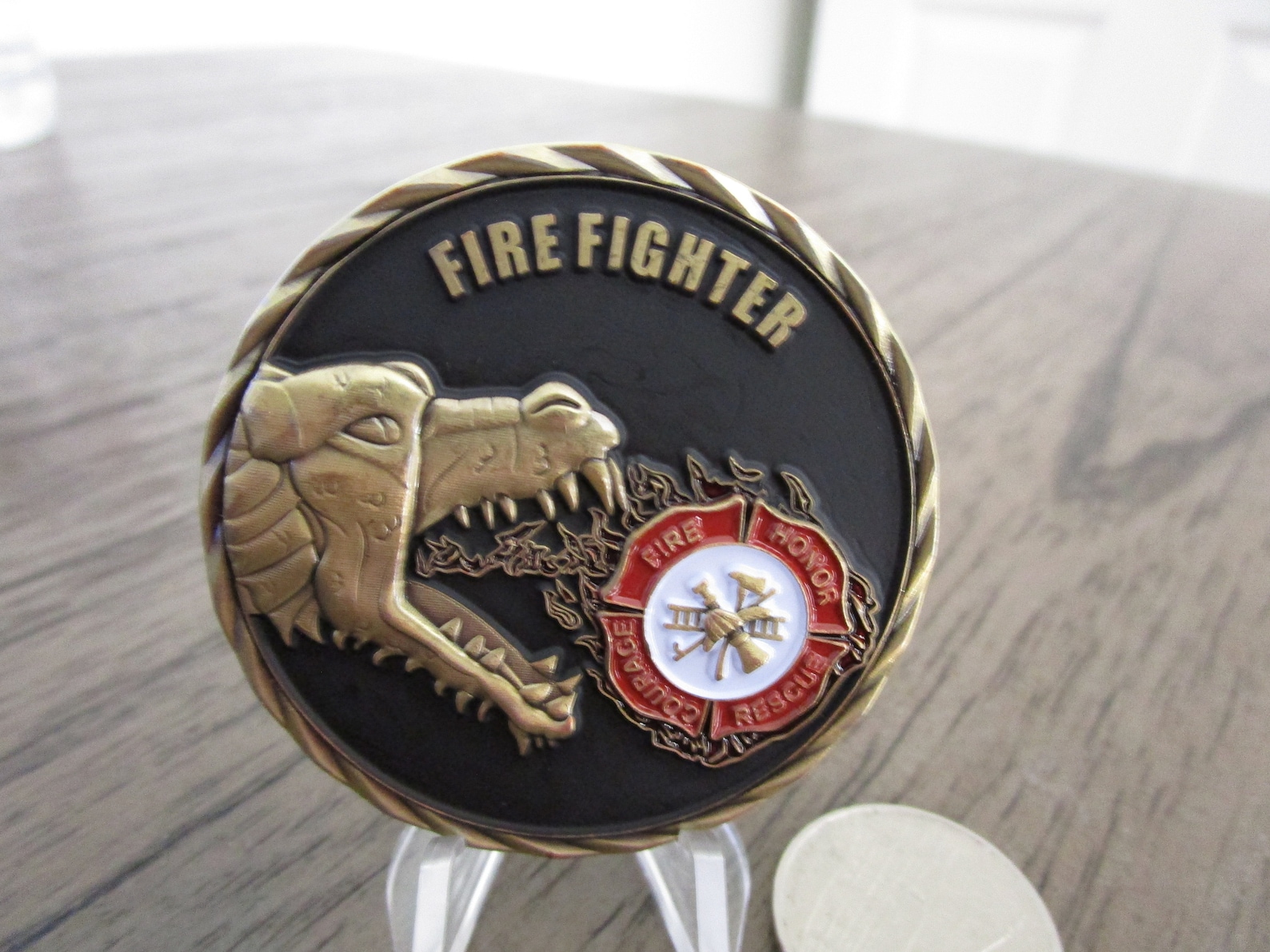 Set of Two Firefighter Challenge Coins Firefighters Prayer and - Etsy