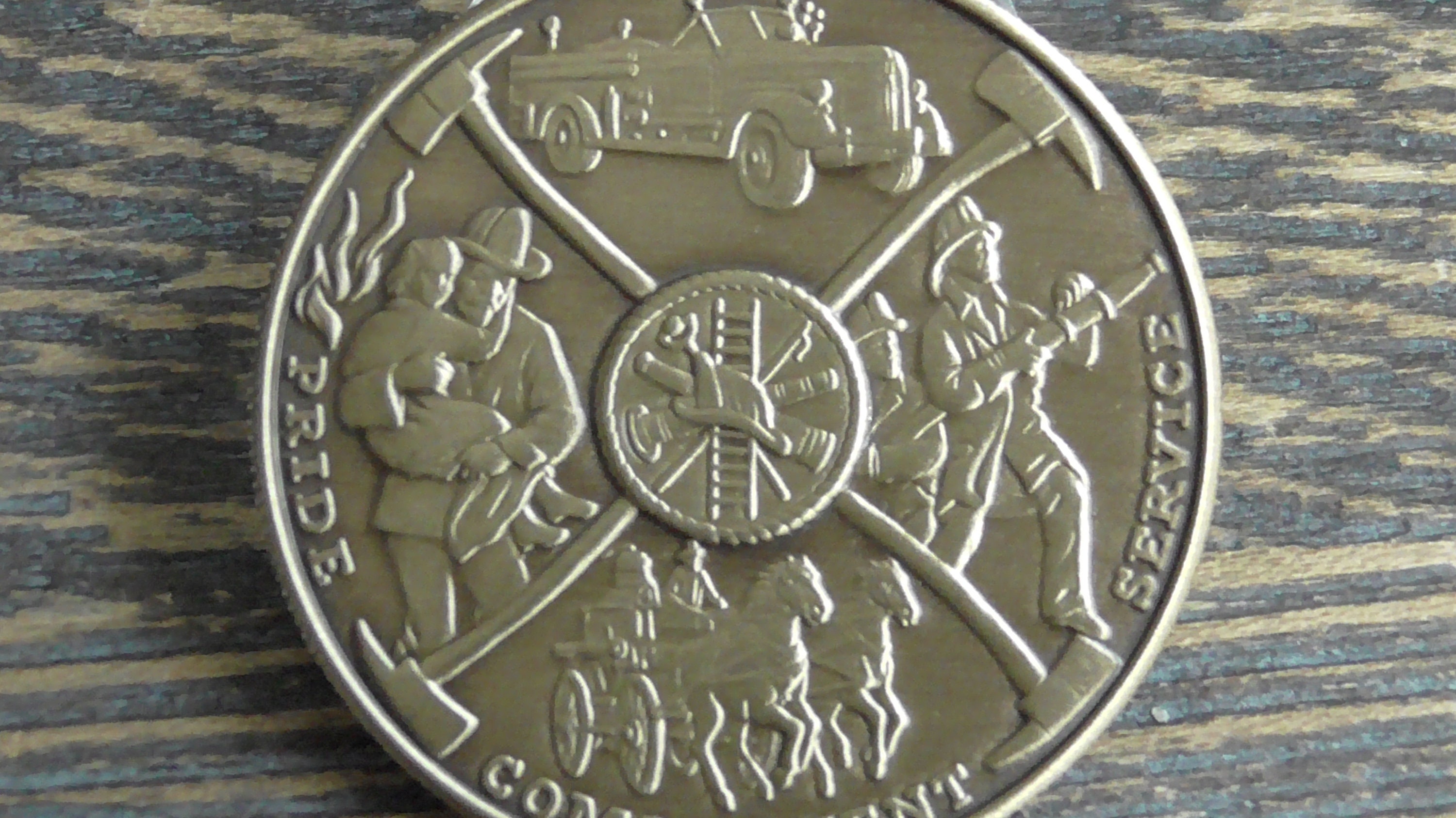 Haw River Fire & Rescue NC 50 Years of Service Challenge Coin #157U - Etsy