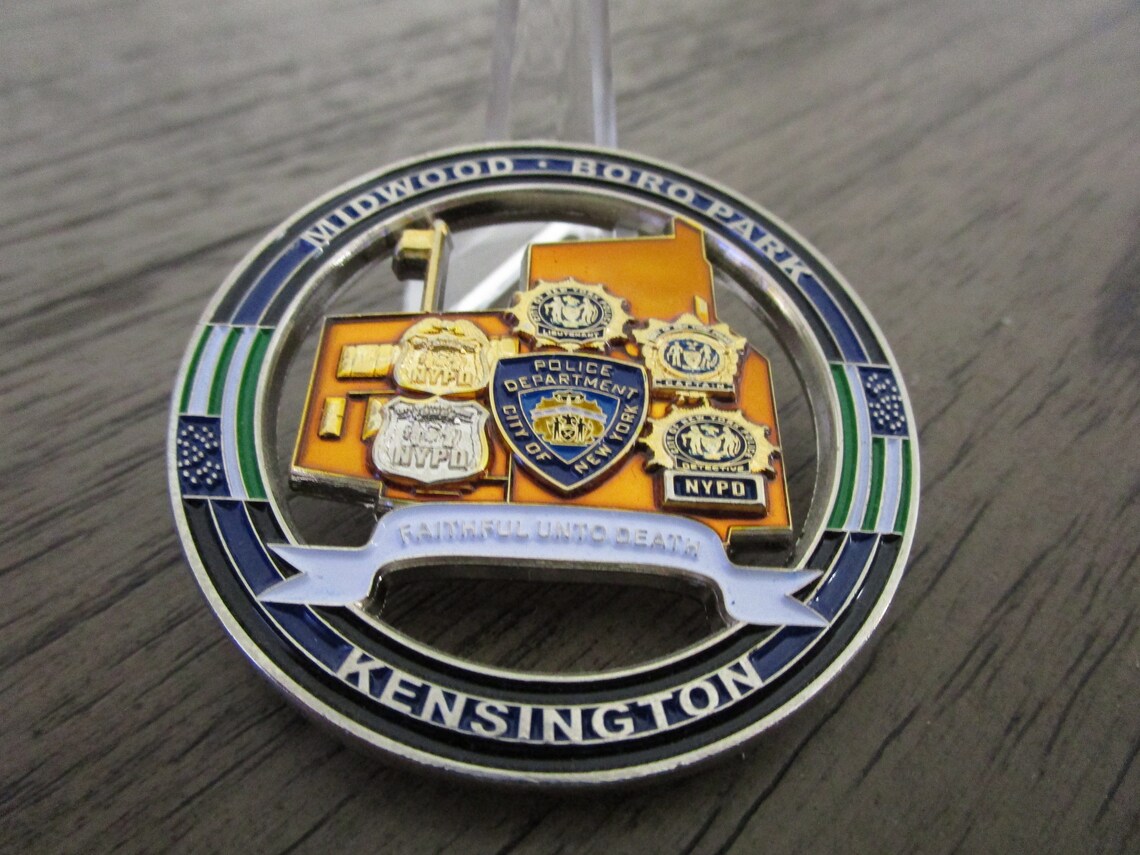 NYPD 66th Precinct Midwood Boro Park Kensington Open Face | Etsy