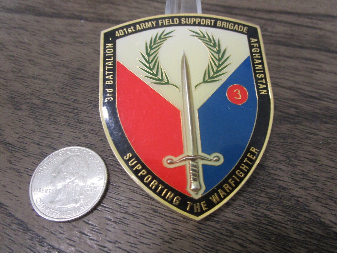 Army 3rd Battalion 401st Army Field Support Brigade OIF OEF CSM ...