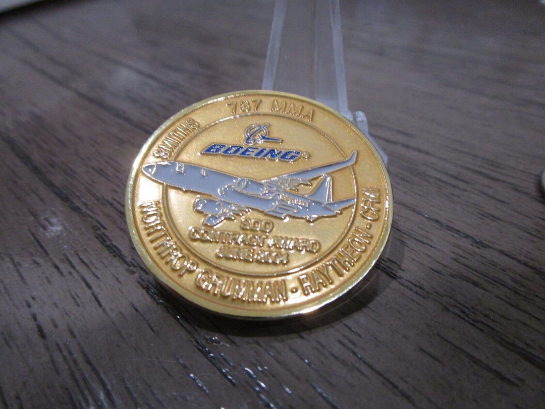Boeing 737 MMA Team MMA 2004 SDD Contract Award 2004 Challenge Coin ...