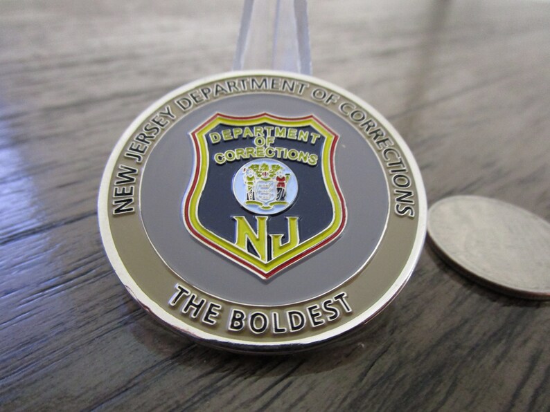 New Jersey Department of Corrections NJ Challenge Coin - Etsy