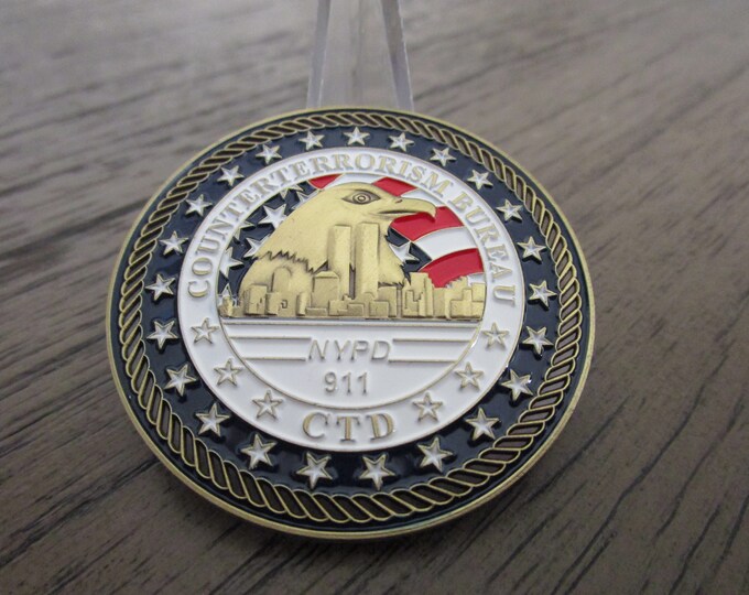 NYPD Counterterrorism Bureau JTTF CTD New York Police Challenge Coin ...