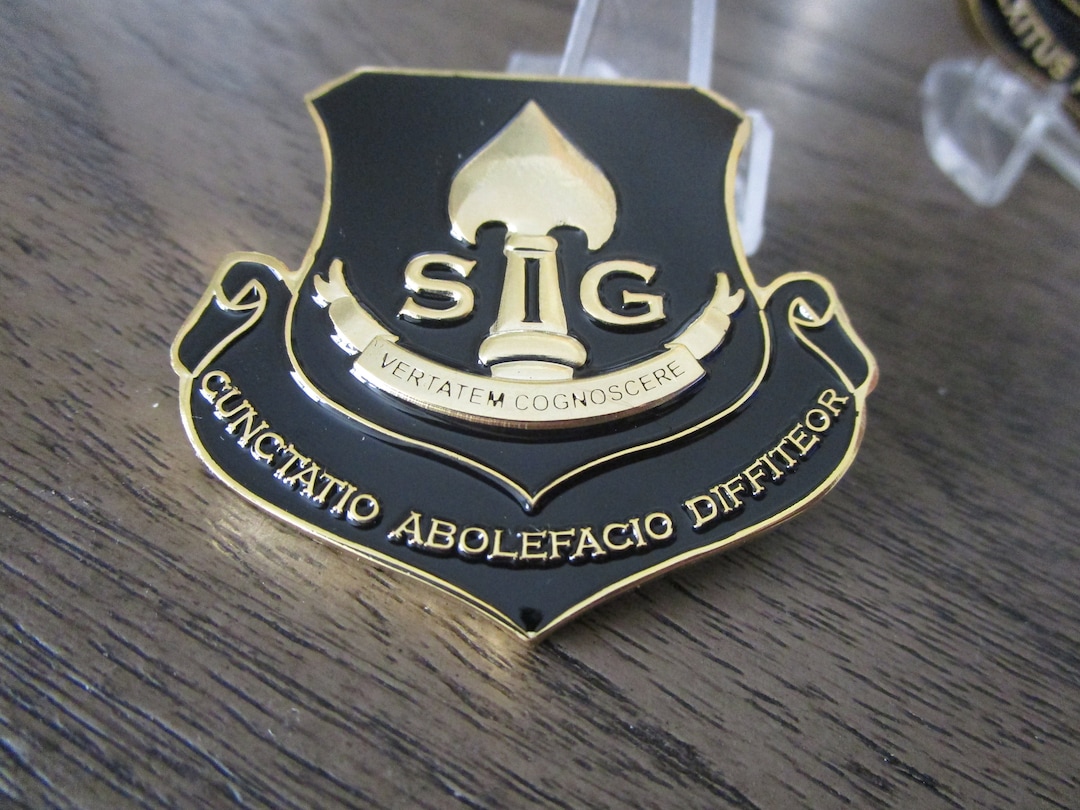 Covert Missions Strategic Interdiction Group SIG Challenge Coin - Etsy
