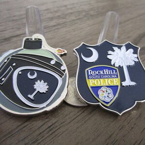 Lot of 2 Rock Hill SC Police & Bomb Squad Challenge Coins - Etsy