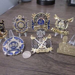 Lot of 7 USN CPO Navy Chief Goat Locker the Chosen Few Chief Petty ...