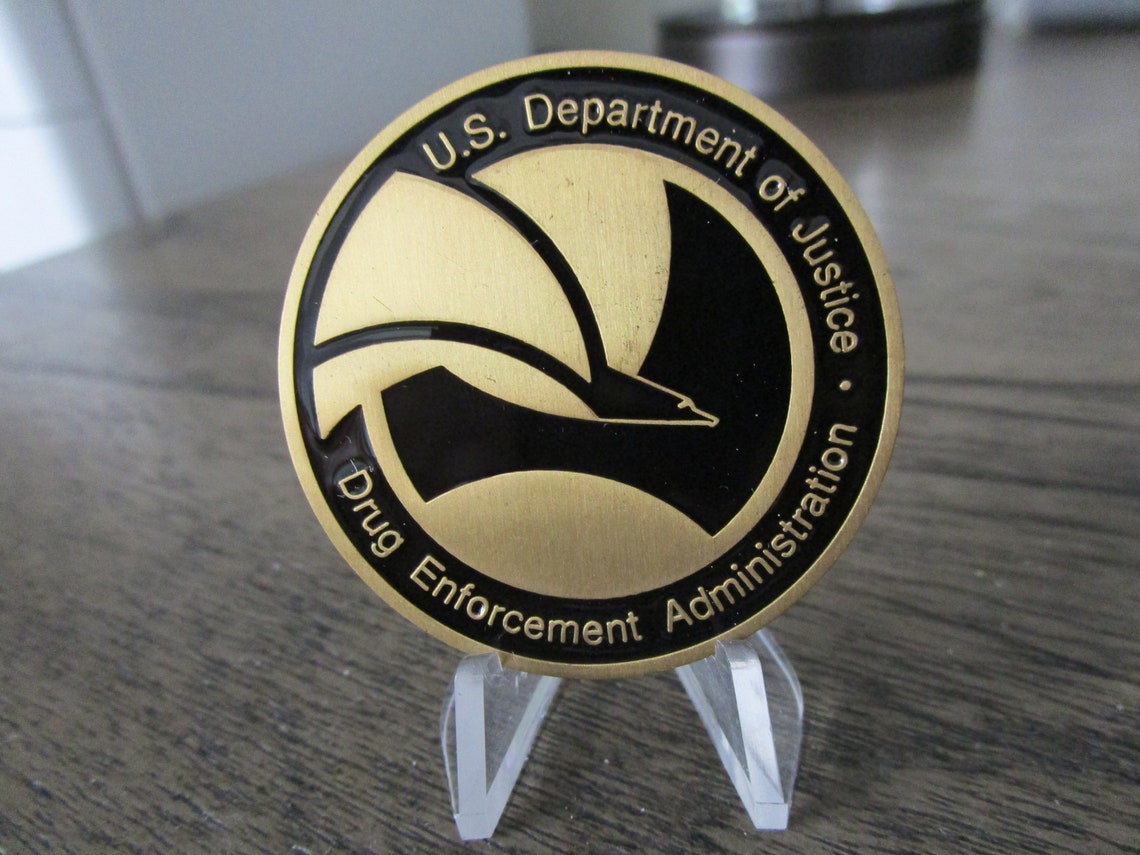 DEA Drug Enforcement Administration Training Academy Challenge Coin ...
