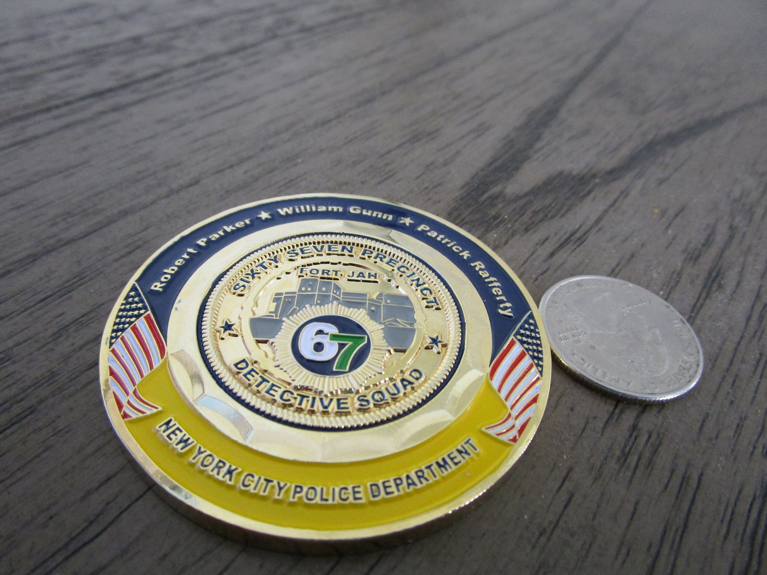 NYPD 67th Precinct Detective Squad Challenge Coin 439C | Etsy