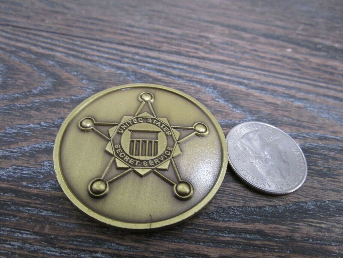 USSS US Secret Service US Treasury Est 1865 Challenge Coin | Etsy