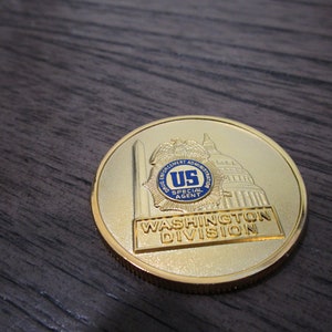 DEA Drug Enforcement Administration Washington Division Challenge Coin ...