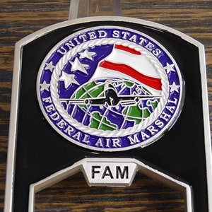 Federal Air Marshal Service FAM FAMS Challenge Coin / Bottle Opener ...